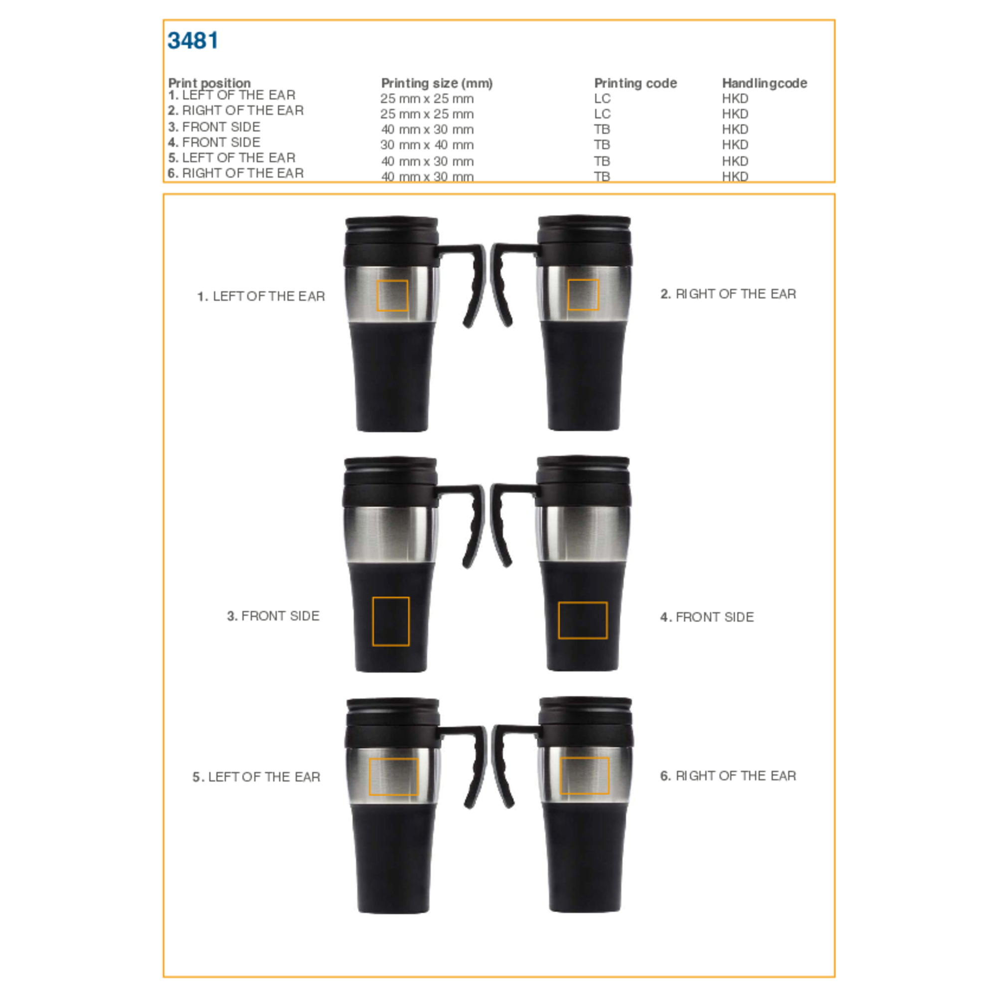 Isolierbecher aus Kunststoff Karina (Keine Größe, schwarz / silber, PP ...