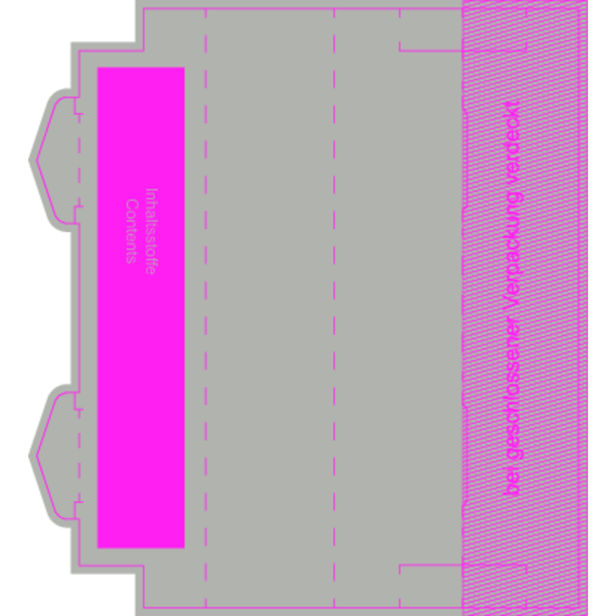 TOBLERONE Werbedreieck Long Werbeschuber aus weißem Karton Riegel ...