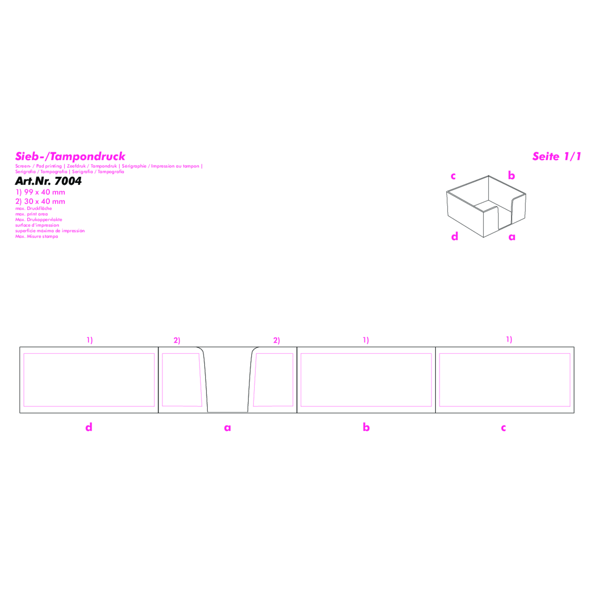 Zettelbox "Lambda" (weiss, PS, 78g) als Werbegeschenke Auf GIFFITS-WERBEARTIKEL.ch | Art.Nr. 46858