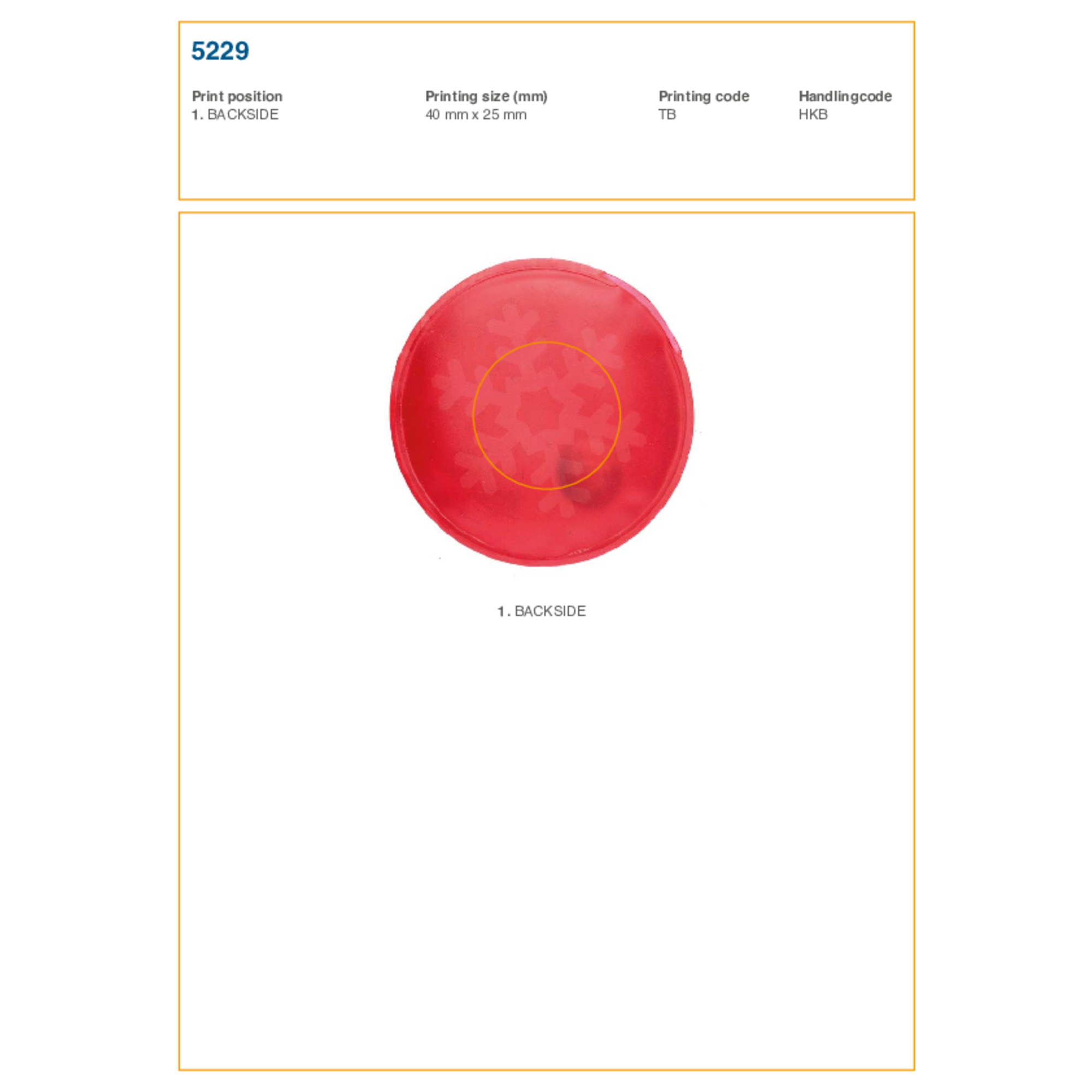 Handwärmer Carina (Keine Größe, rot, Metall, PVC, Azetat, Wasser, 63g ...