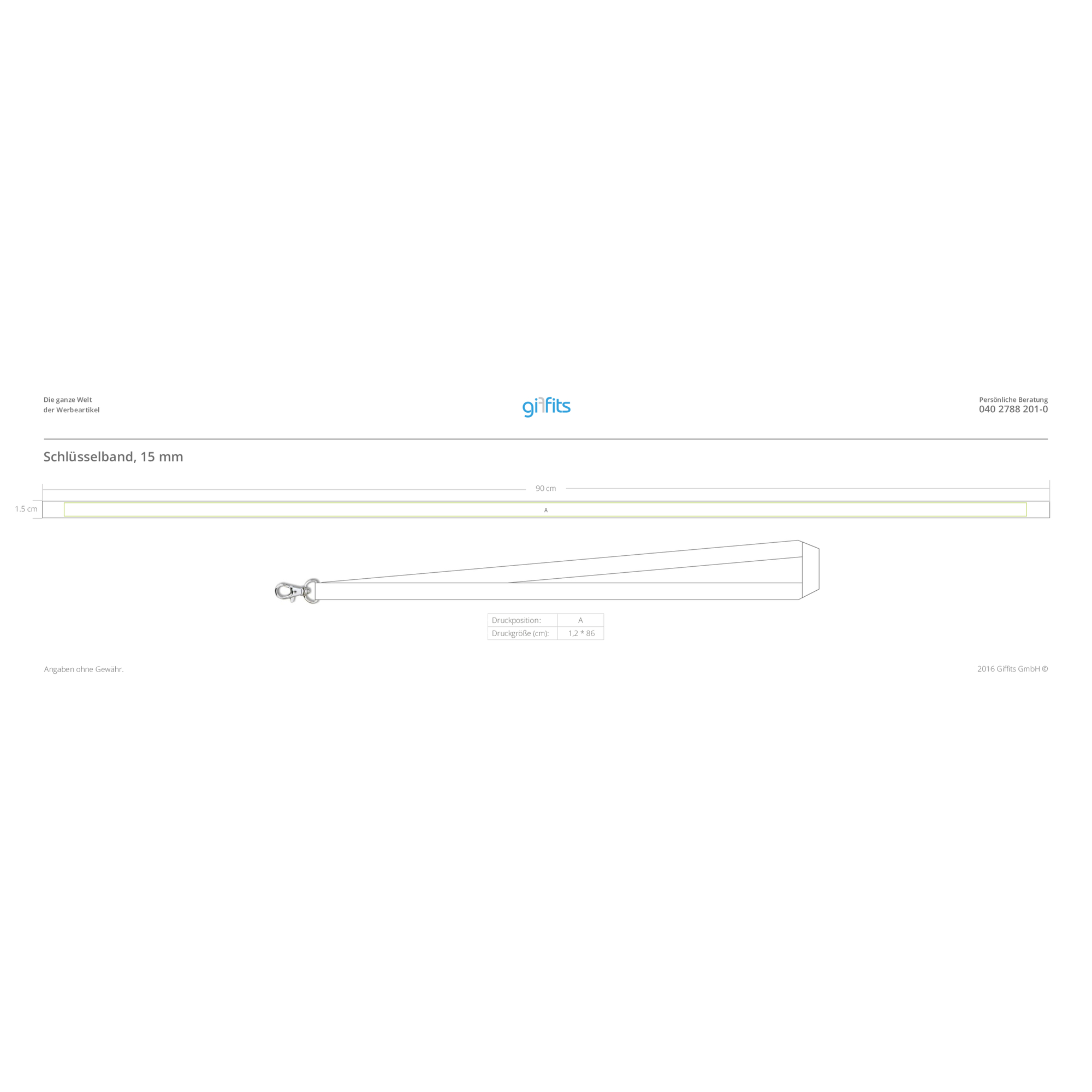 PROMO EFFECTS Schlüsselband Glitter (Polyester, 16g) als Werbeartikel ...