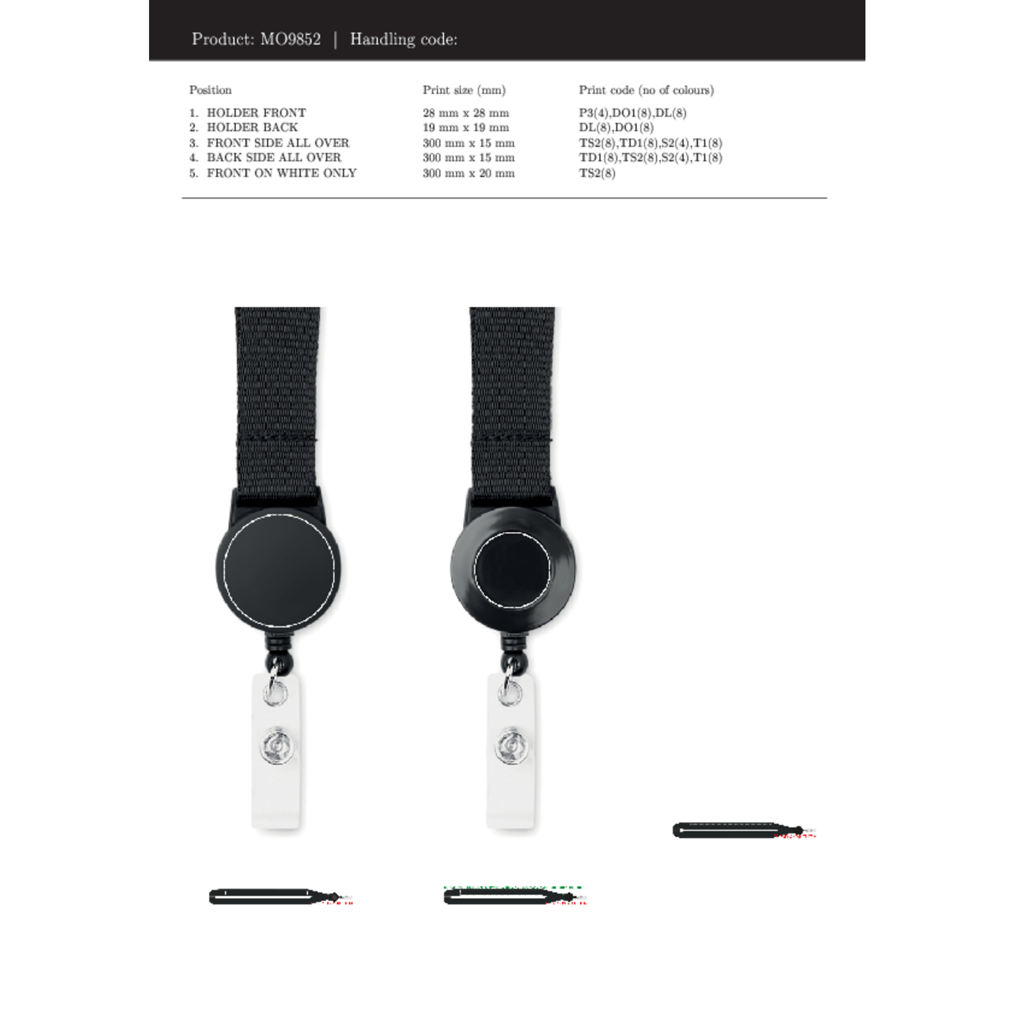 Zip lanyard (königsblau, PET, 20g) als Werbeartikel Auf GIFFITS ...