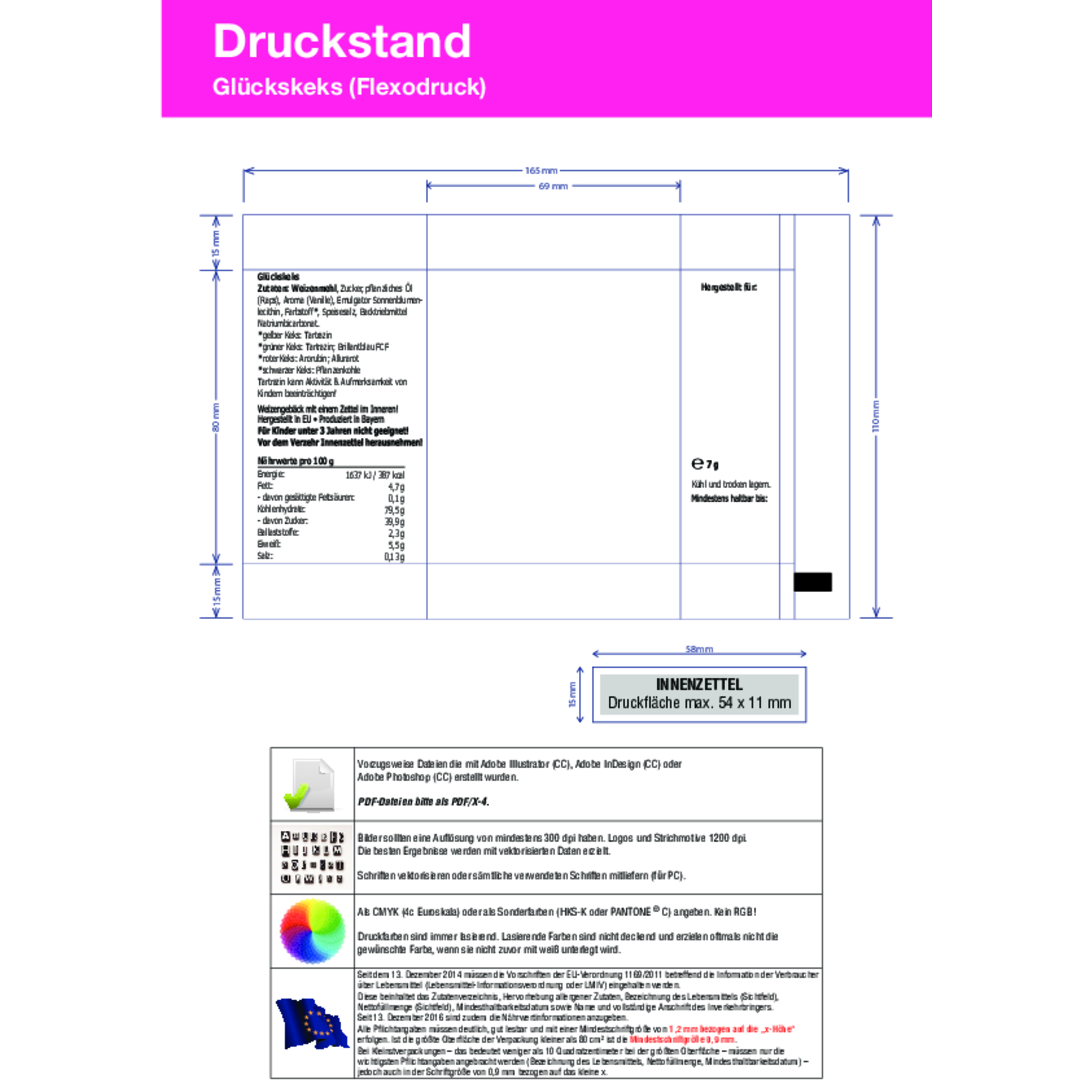 Glückskekse (gelb, Folie, 6g) als Werbeartikel Auf GIFFITS.de | Art.Nr ...