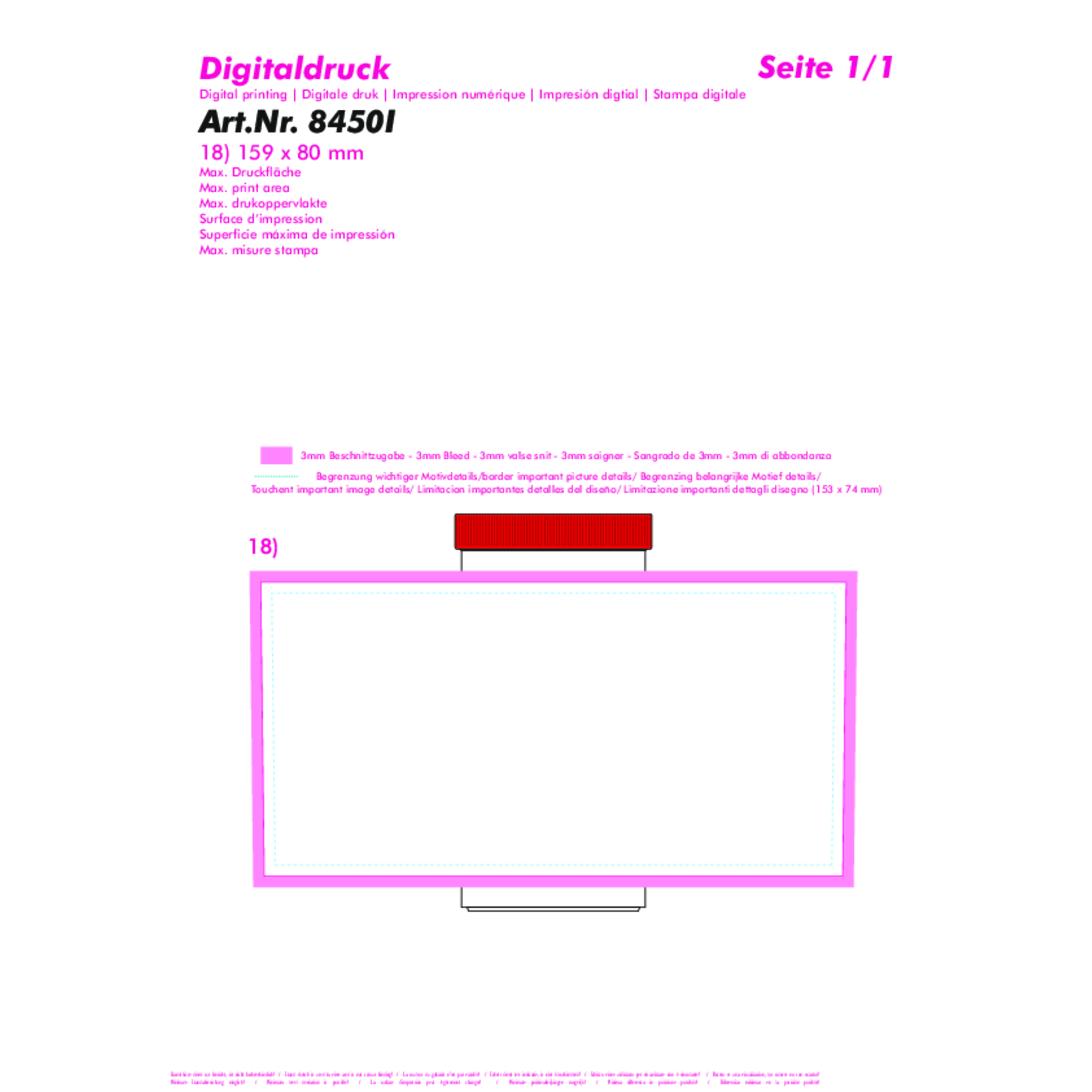 SOS-Info-Dose (weiß, rot, PP PAP, 32g) als Werbegeschenke Auf GIFFITS ...