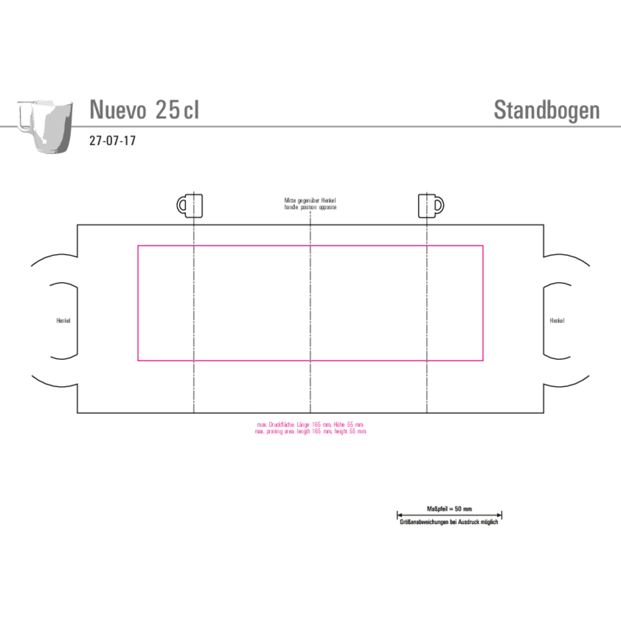 Nuevo (250, satiniert, Soda Lime Glas, 230g) als Werbegeschenke Auf ...