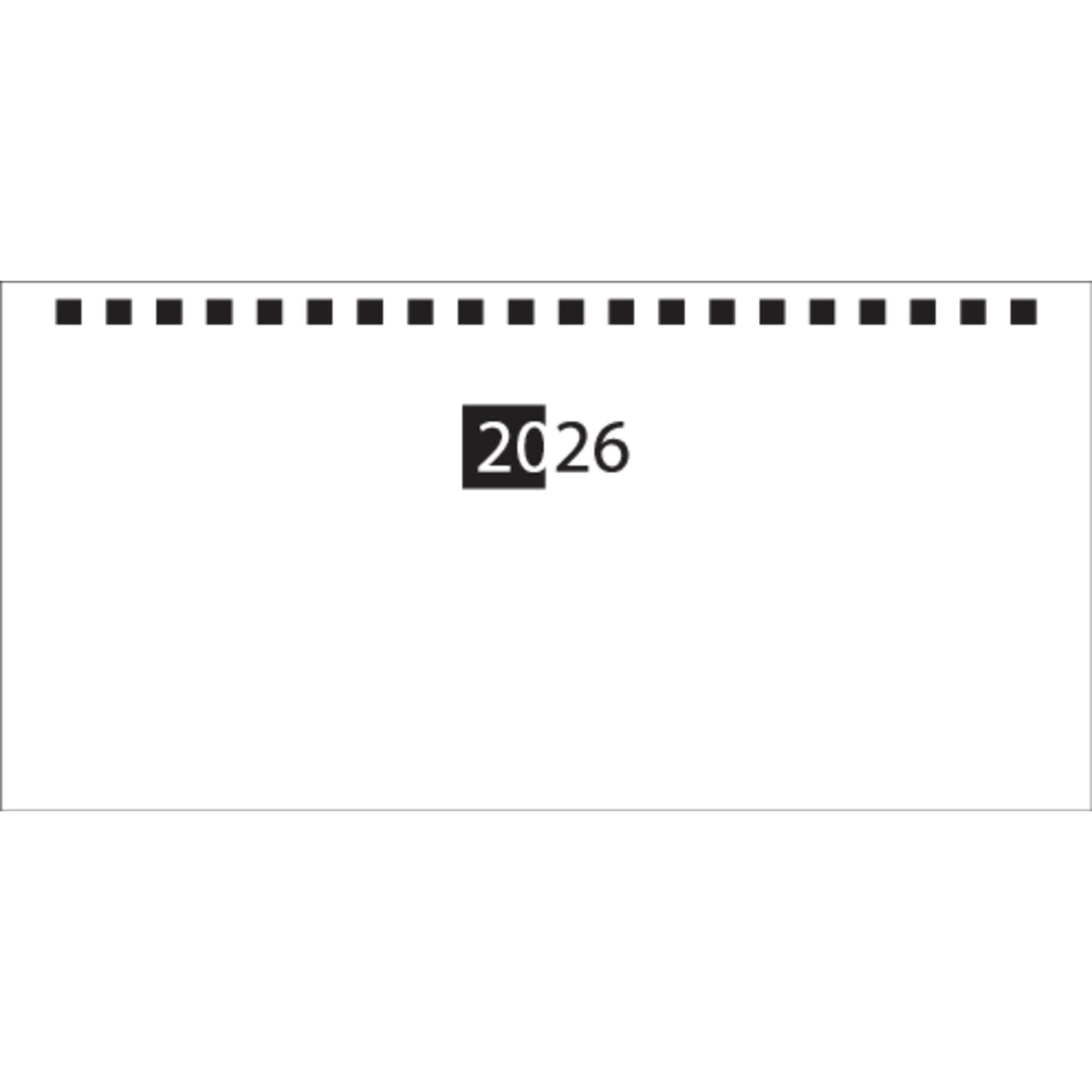 Taschenkalender "Horizontal" (grau/blau, Papier, 240g) als Werbeartikel ...