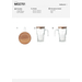 Glasbecher 450ml VITRIO JAR (transparent, Glas, 687g) als Werbeartikel ...